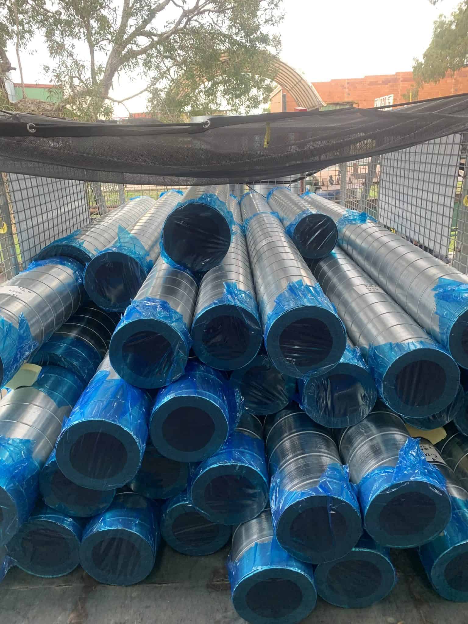 Spiral Duct Fabrication - Commercial Insulation - Total Insulation